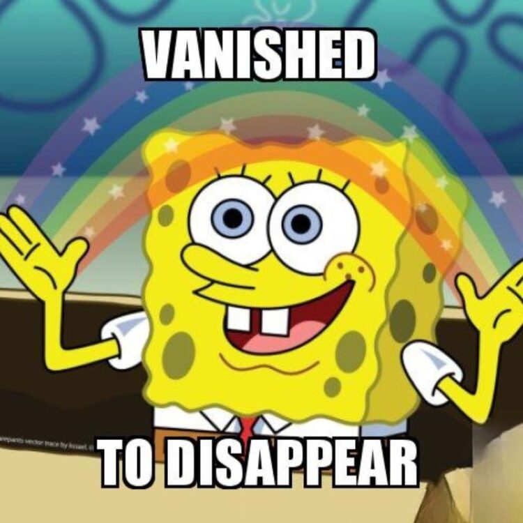 Disappearing meme là gì? 99+ ảnh chế biến mất hài hước viral